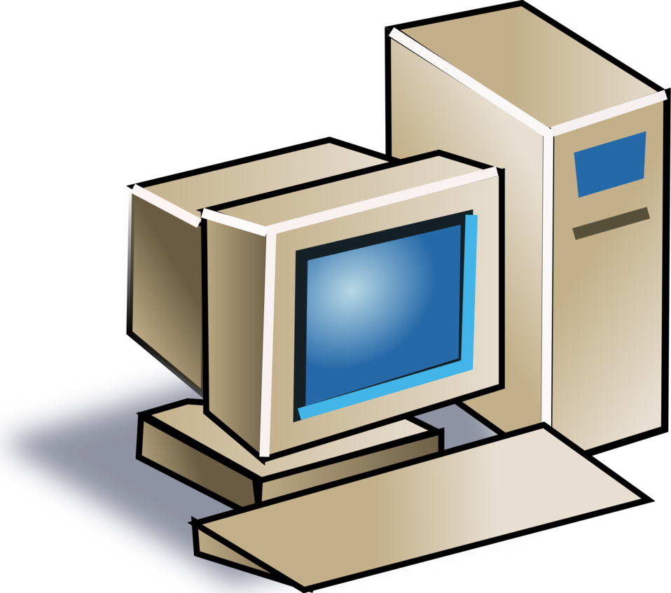 Public Domain Clip Art Image Illustration Of A Computer ID