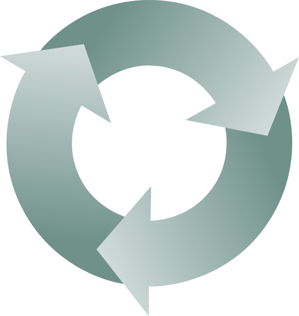 Public Domain Clip Art Image Three Circular Interlocking Arrows ID 