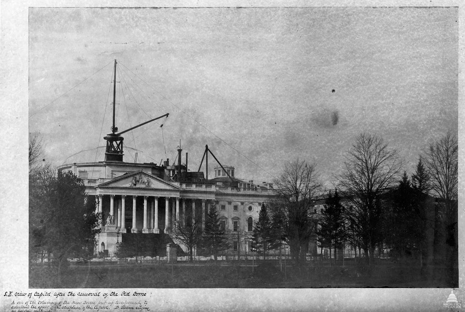 Public Domain Picture | East Front of the Capitol in 1856 | ID ...