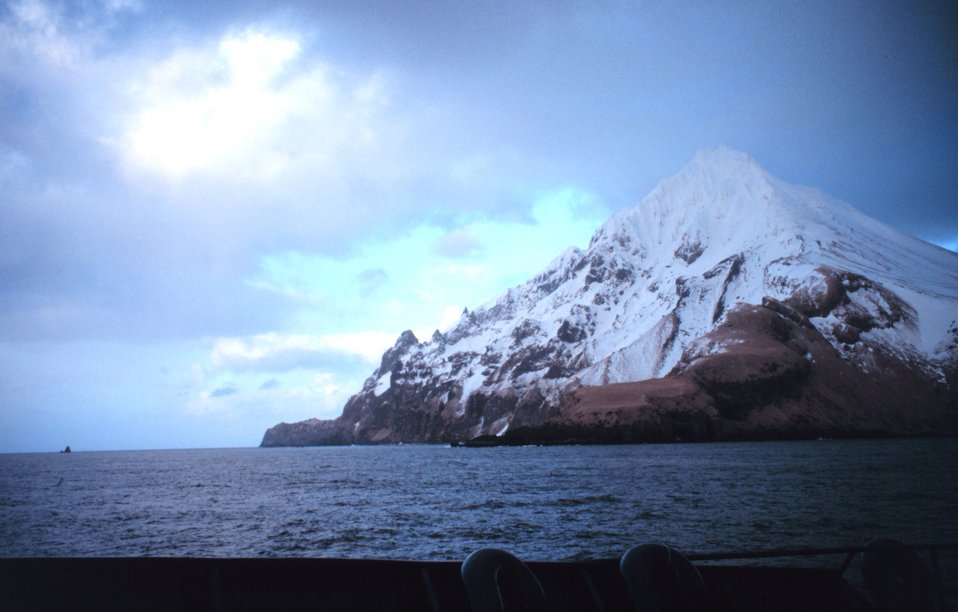 Public Domain Picture | An Aleutian peak and coastline | ID ...