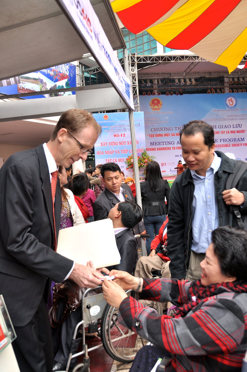 Public Domain Picture | USAID Mission Director Joakim Parker joins ...