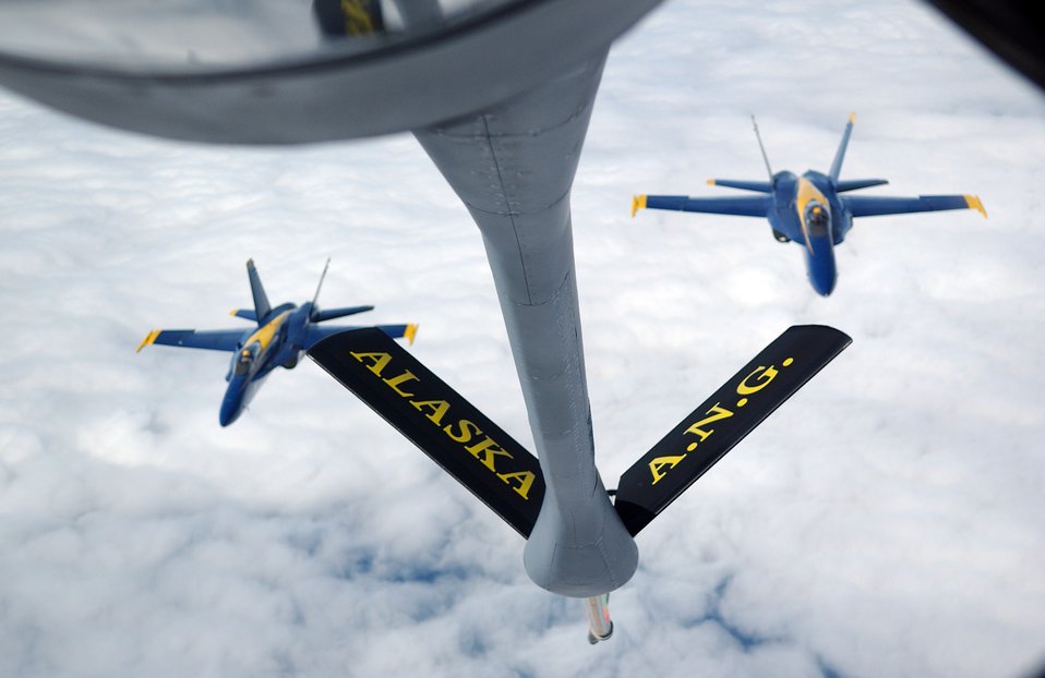 Public Domain Picture | Blue Angels over Alaska | ID: 13504070415994 ...