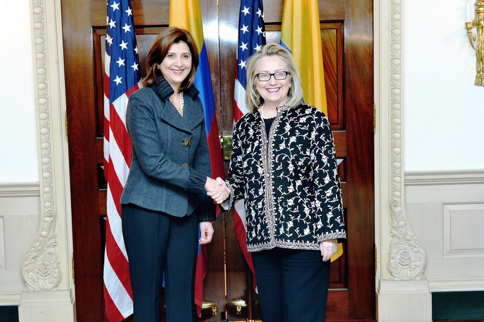 Public Domain Picture | Secretary Clinton Meets With Colombian Foreign ...