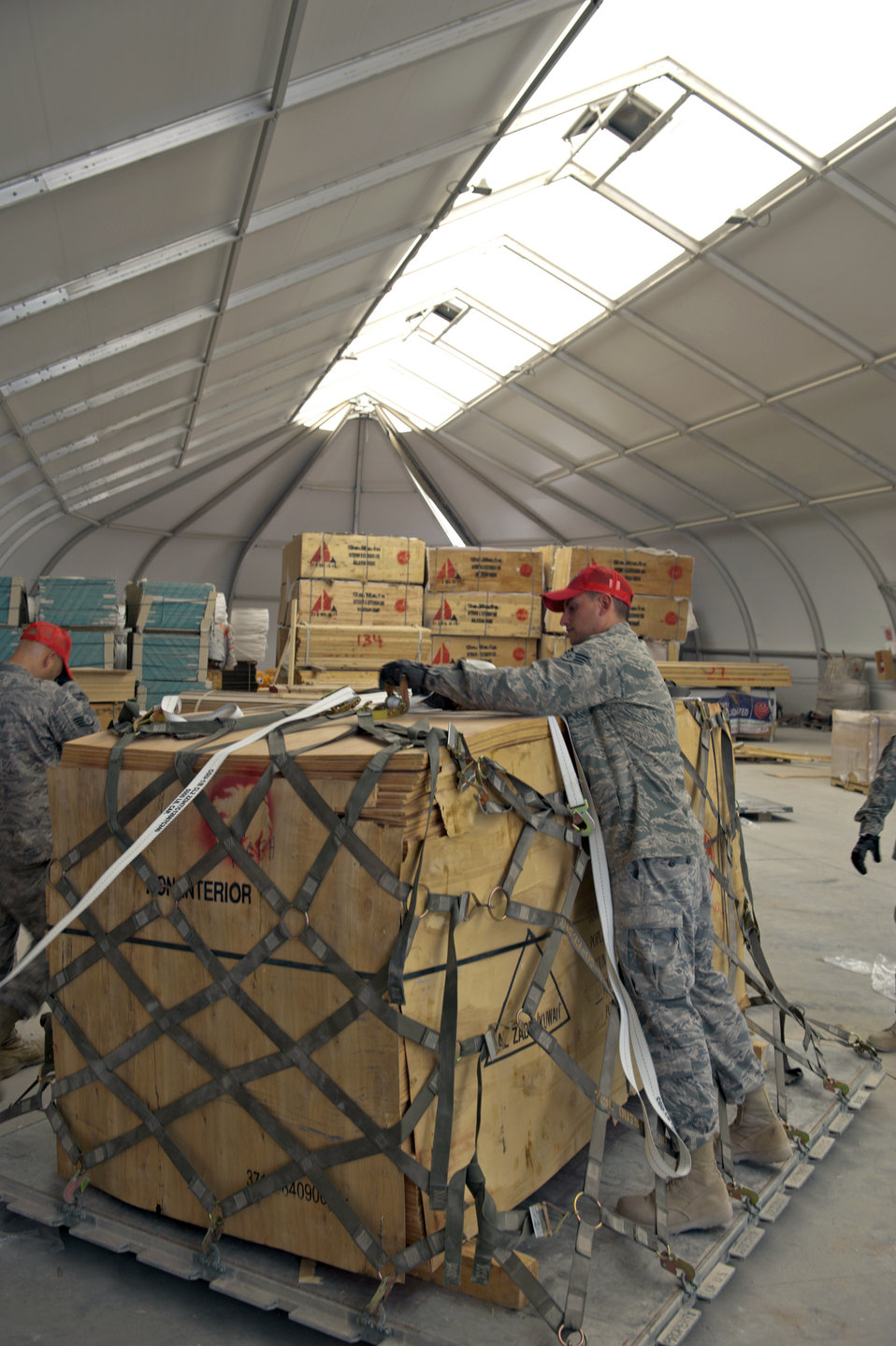 Public Domain Picture | Airmen build bare bases 1 pallet at a time | ID ...
