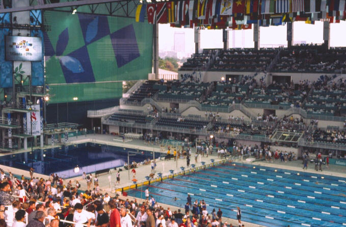 Public Domain Picture | 1996 Atlanta Olympics--swimming venue. | ID ...