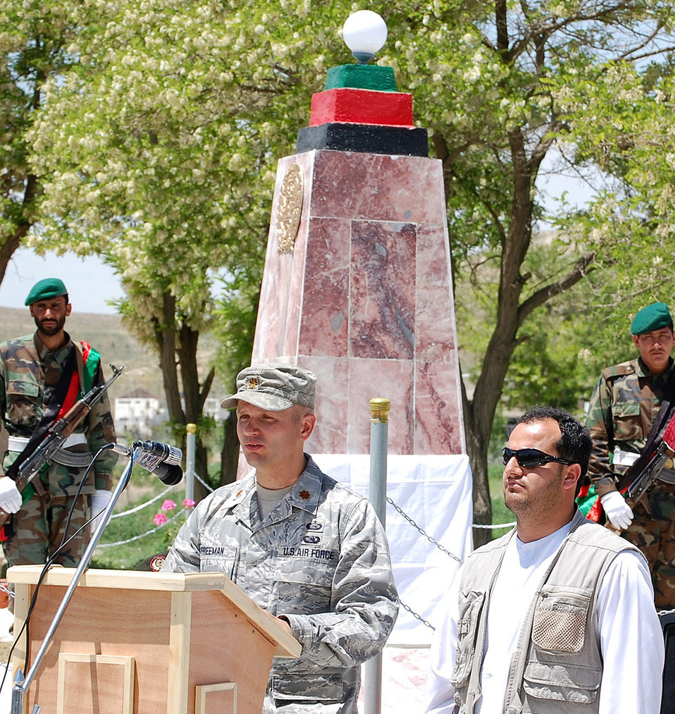 Public Domain Picture | Monument dedication culminates effort of ...