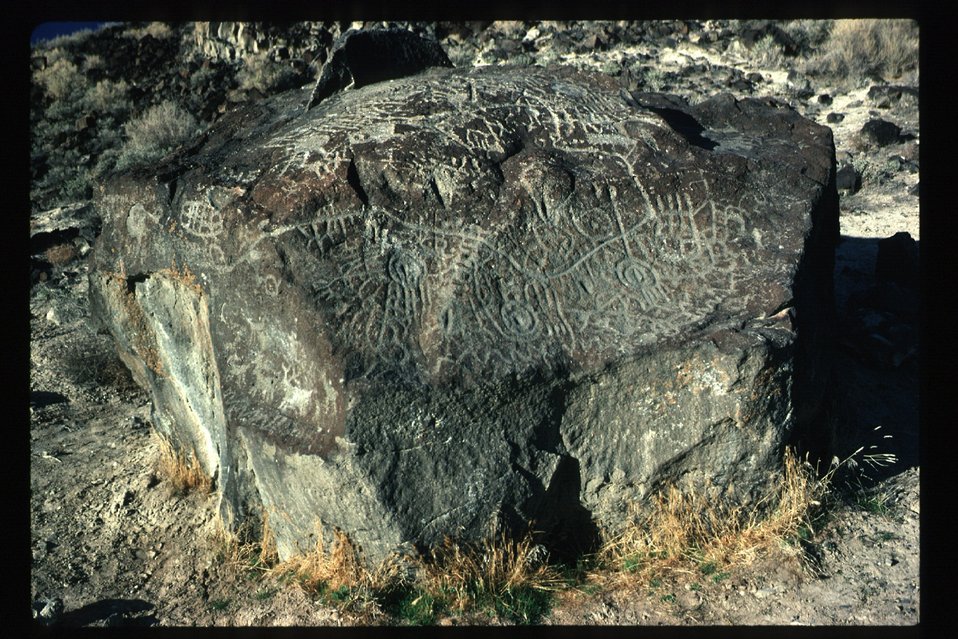 Public Domain Picture | Map Rock Archeology LSRD Lower Snake River ...