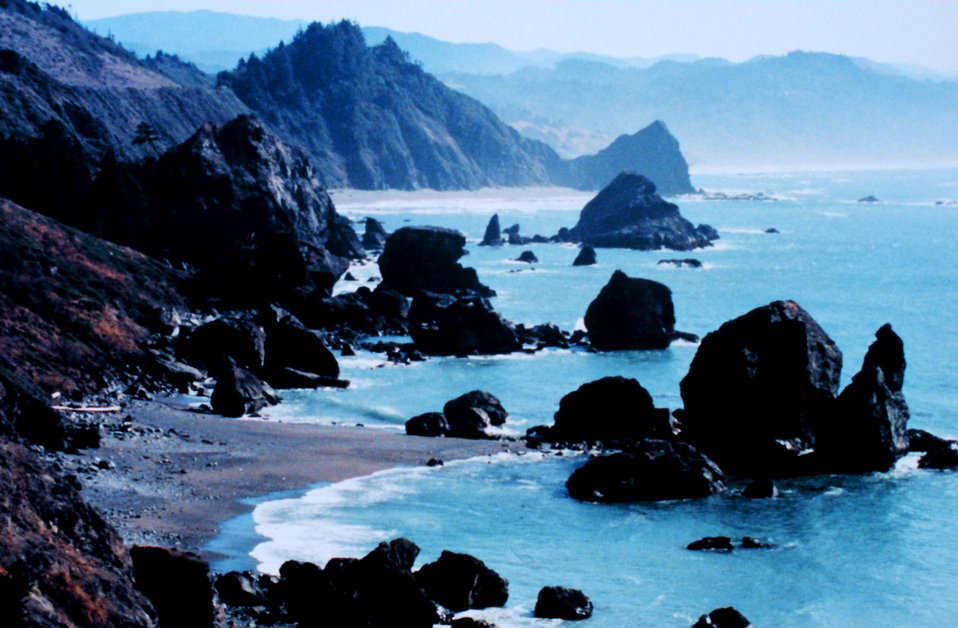 Public Domain Picture | Oregon coast just south of Port Orford. | ID ...
